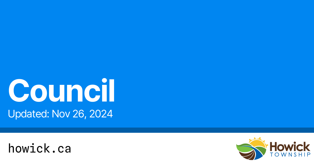 Council | Township of Howick