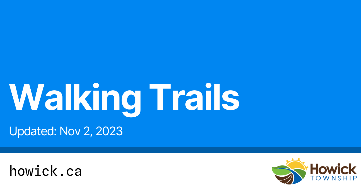 Walking Trails | Township of Howick